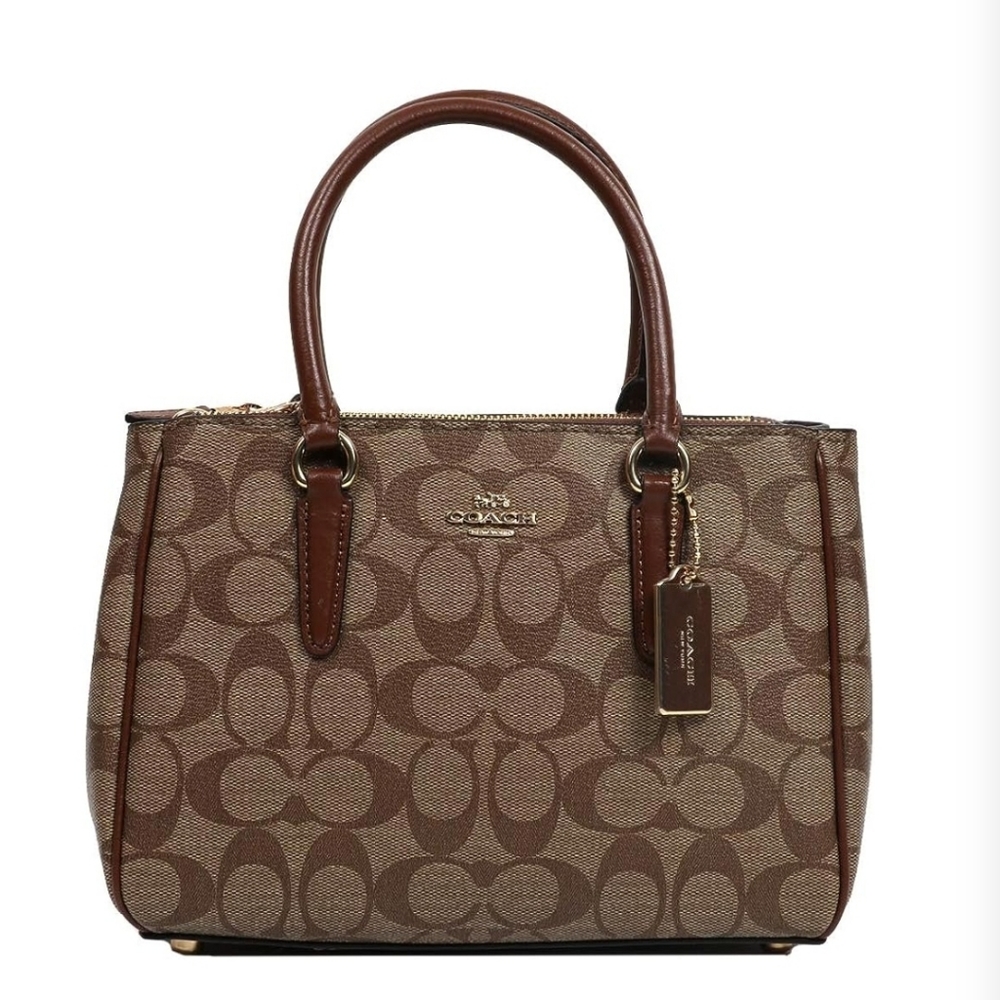 Coach Signature Logo Purse - Gem